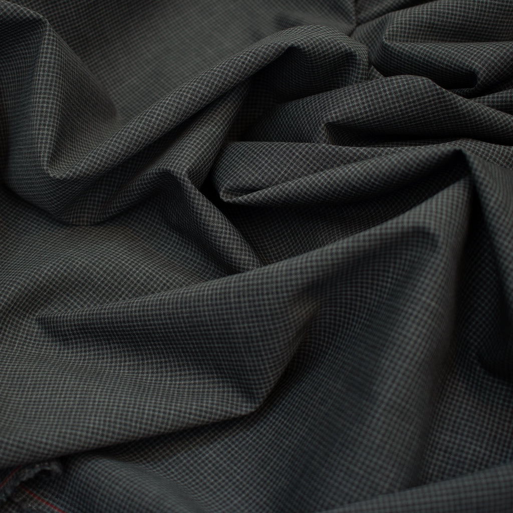 Wool - No. 47 - Grey Micro Check – Ray Stitch