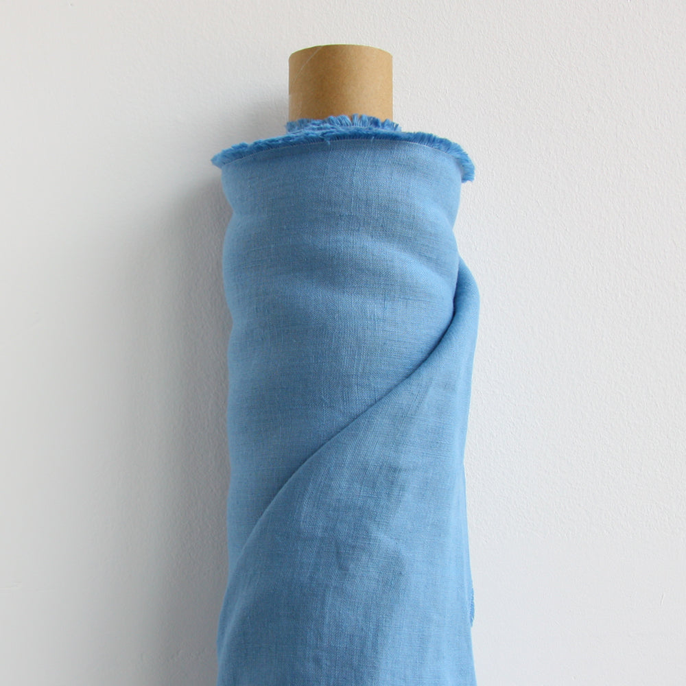 Ray Stitch European Linen - Cornflower | Plain Fabrics | Ray Stitch