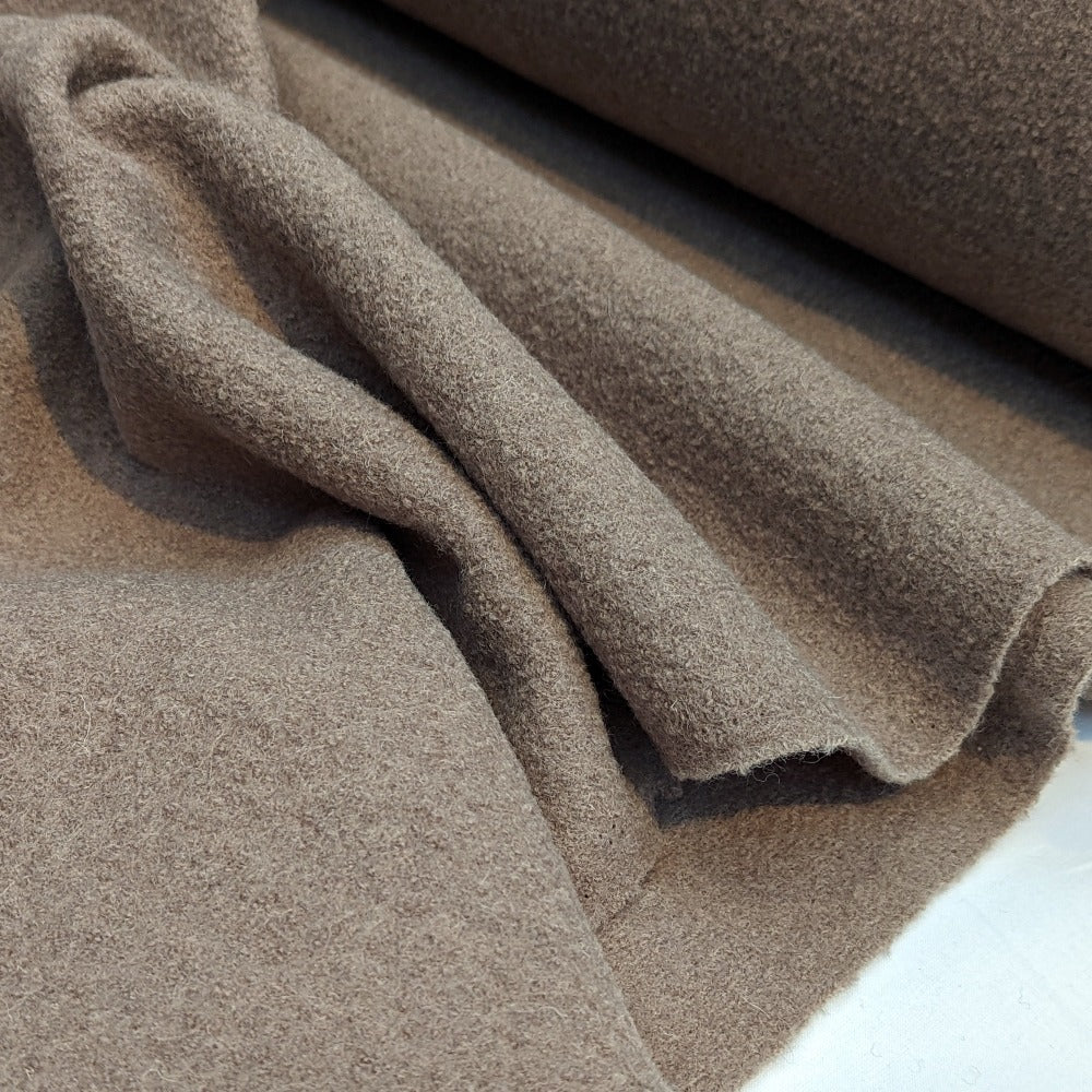 Boiled Wool - Beige | Plain Fabrics | Ray Stitch