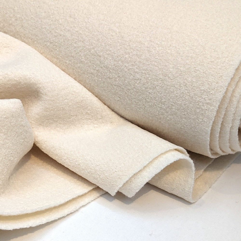 Boiled Wool - Natural | Plain Fabrics | Ray Stitch