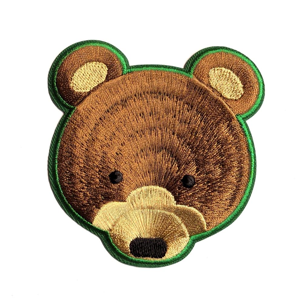 Iron-On Patch - Brown Bear | Ribbons and Trims | Ray Stitch