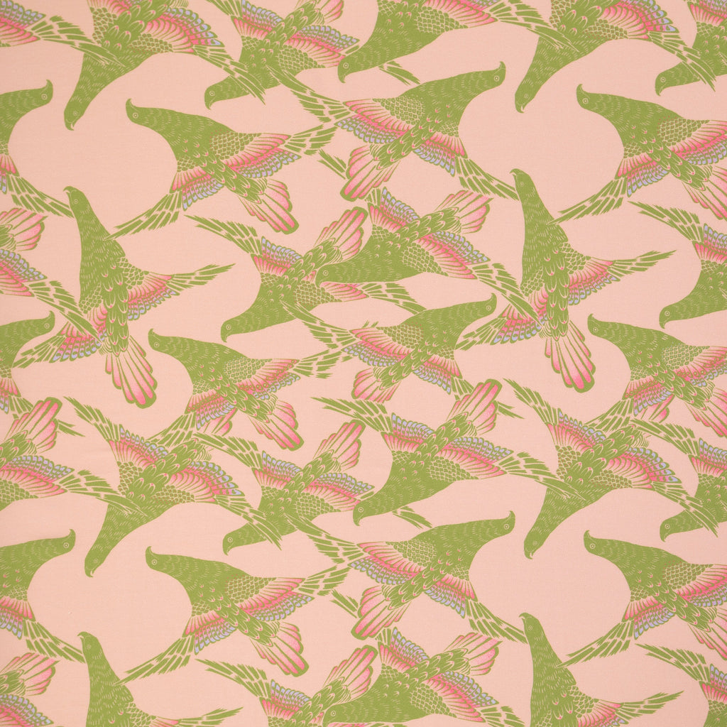 High Noon Printed Tencel - Hawks - Honeysuckle – Ray Stitch