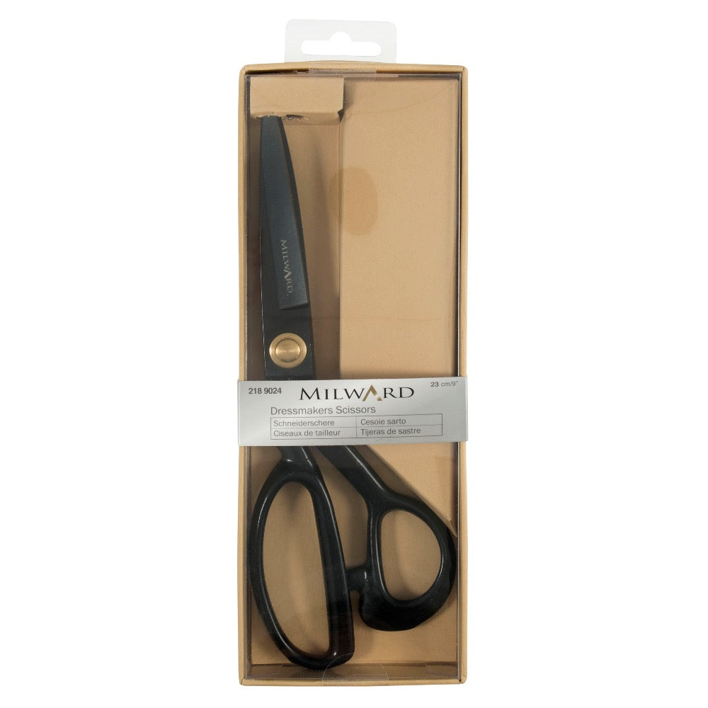 Milward - Dressmaking Scissors - Heavy Duty (23cm) - Black | Scissors ...