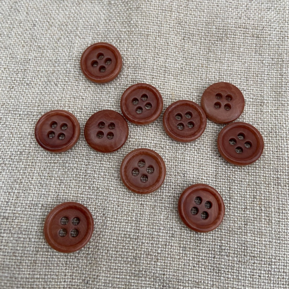 Corozo Button - Tan - 11.4mm | Corozo Buttons | Ray Stitch