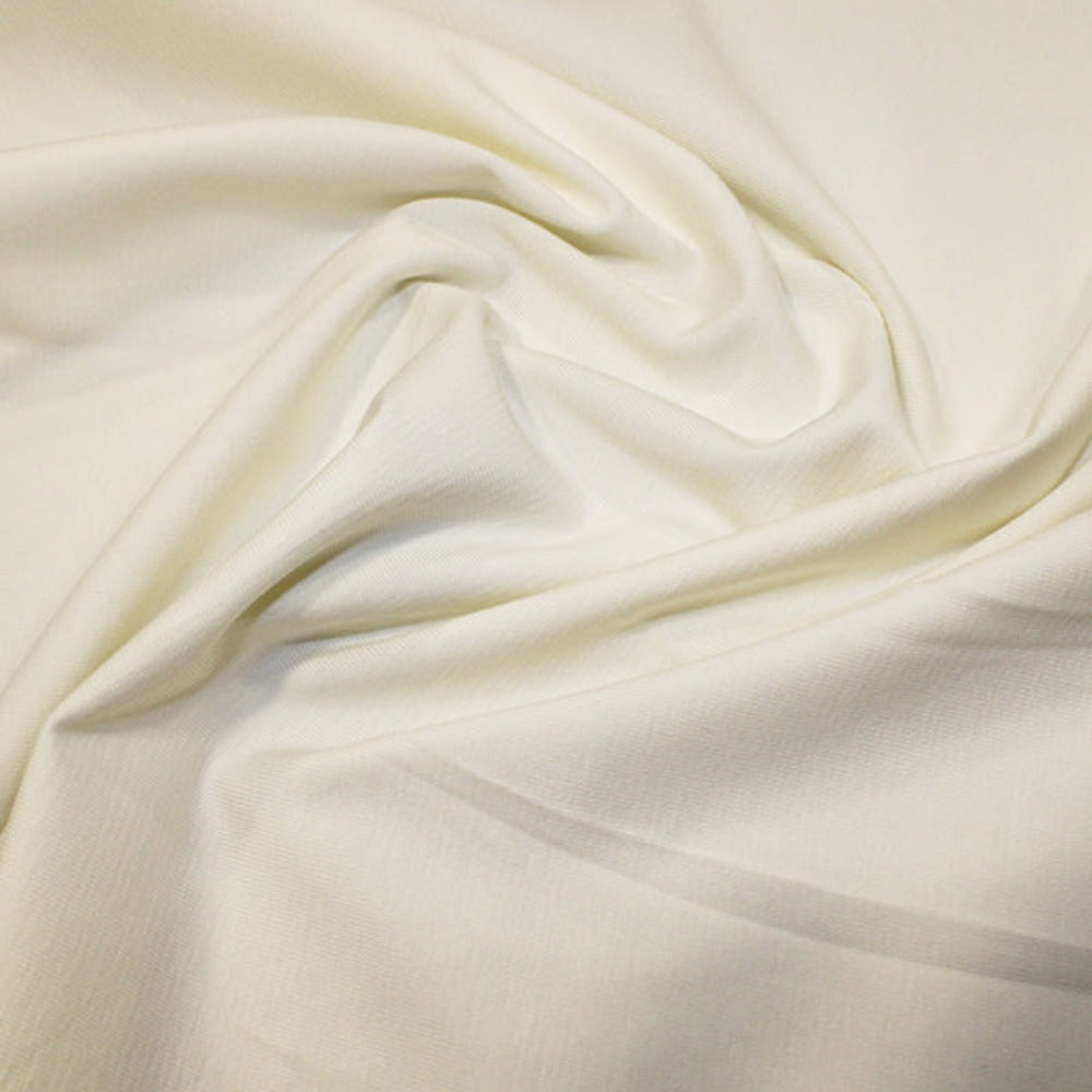 Organic Cotton Single Jersey - Ivory – Ray Stitch