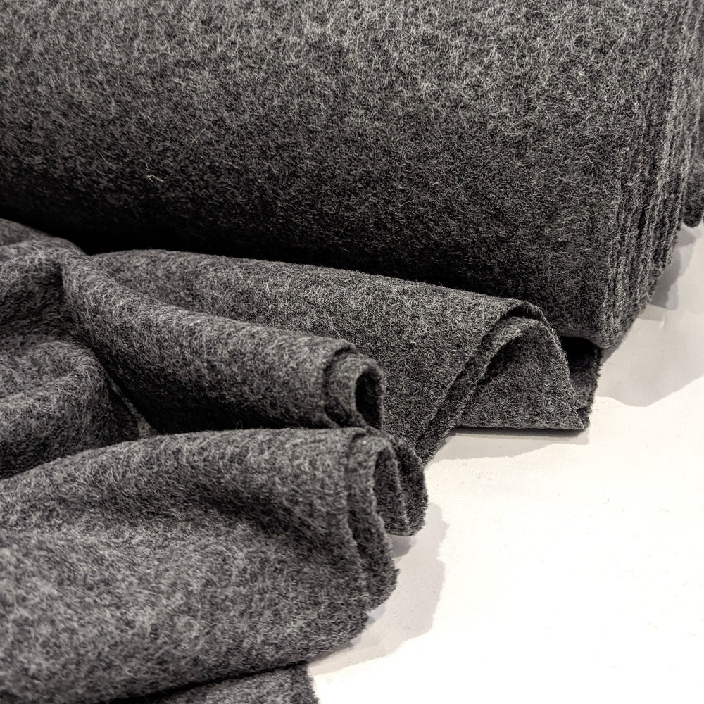 Boiled Wool - Light Grey | Plain Fabrics | Ray Stitch
