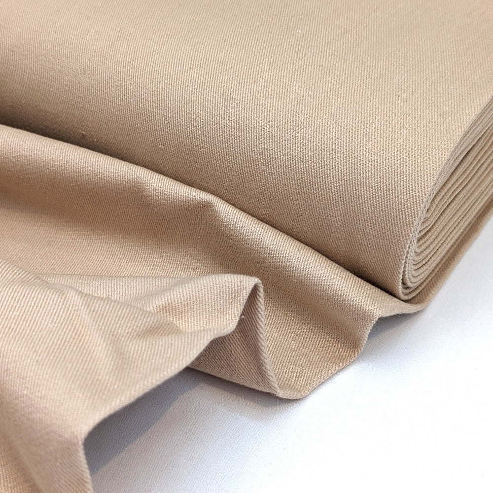 Organic Cotton Denim - Sand | Plain Fabric | Ray Stitch