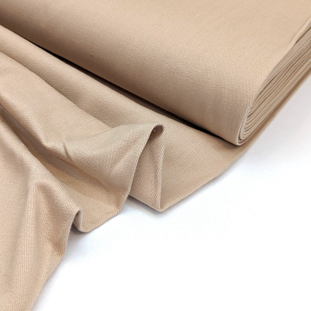 Organic Cotton Denim - Sand | Plain Fabric | Ray Stitch