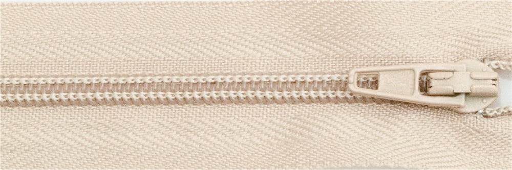 Standard Nylon Zip - Beige | Haberdashery | Ray Stitch