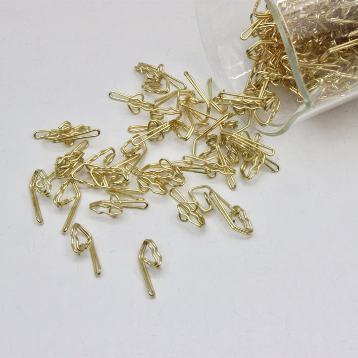 Rufflette Curtain Hooks - Gold Brass | Upholstery and Home Dec | Ray Stitch