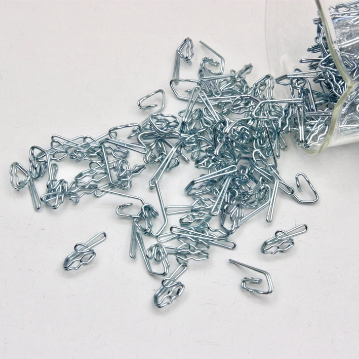 Rufflette Curtain Hooks - Silver | Upholstery and Home Dec | Ray Stitch