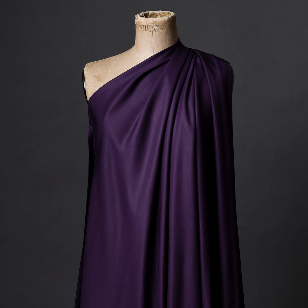 Bamboo Silk - Damson | Organic Fabric | Ray Stitch