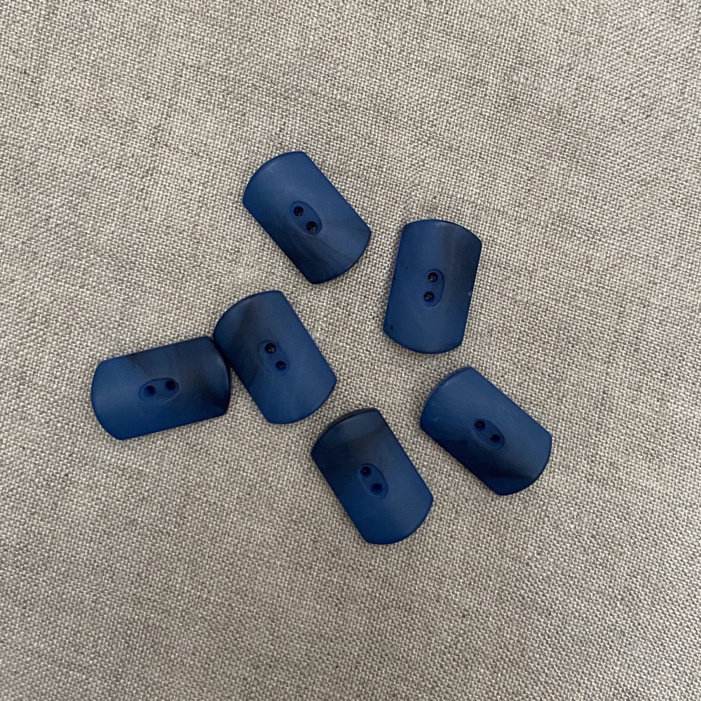 Rectangular Buttons - Blue | Ray Stitch