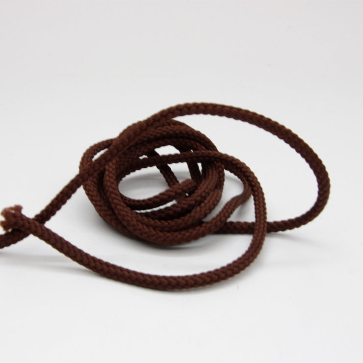 Polyester Drawstring Cord 4mm - Chocolate Brown | Ribbons And Trims ...