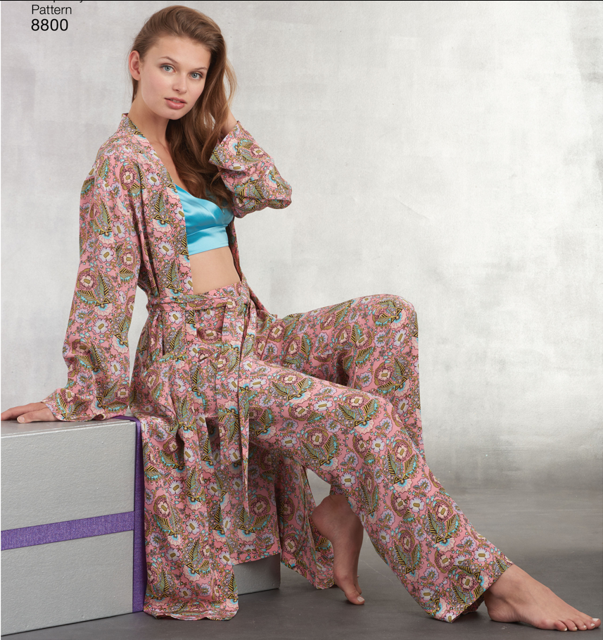 Simplicity 8800 - Elegant Loungewear Set | Sewing Pattern | Ray Stitch